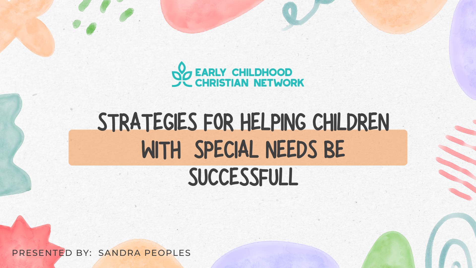 Helping Children With Special Needs Be Successful - Early Childhood ...