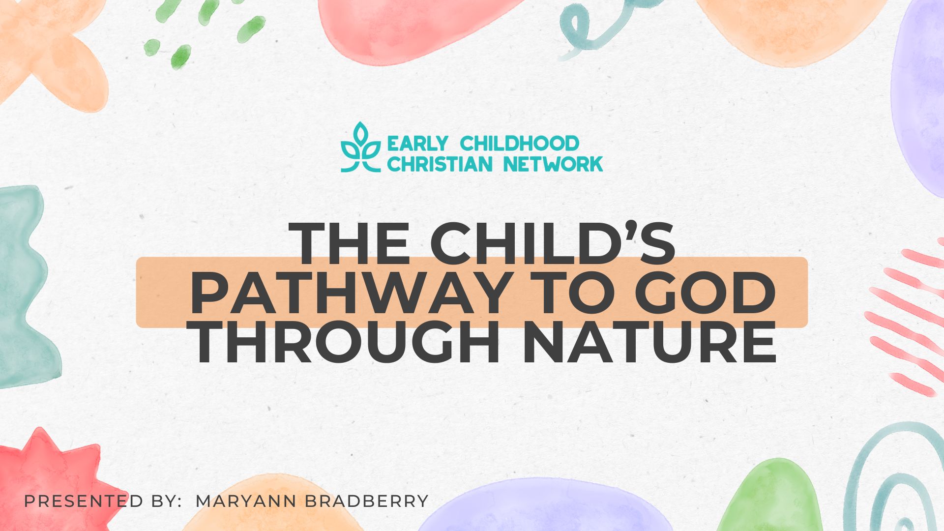 Nature - A Child's Pathway To Experiencing God - Early Childhood ...